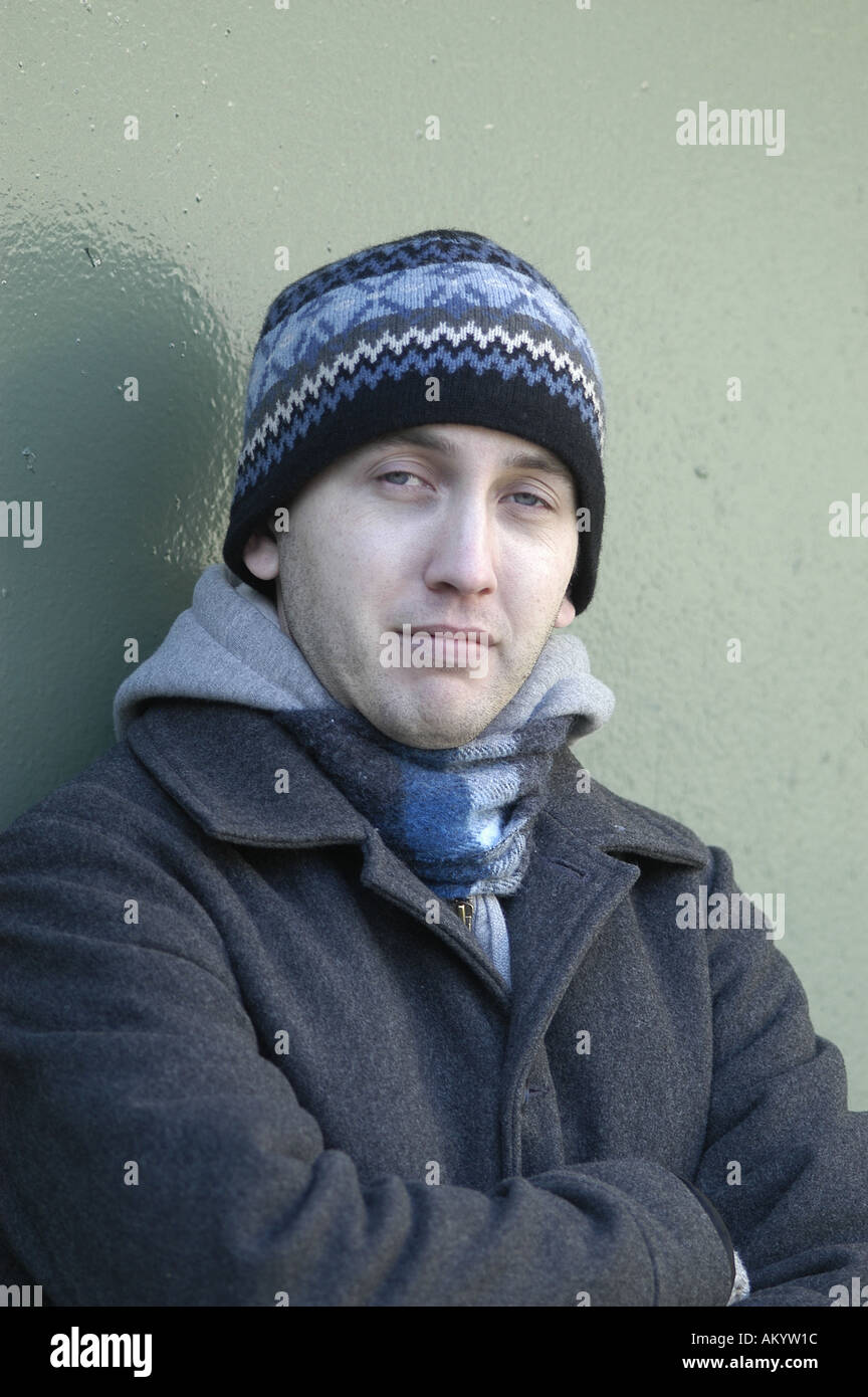 A portrait of a man wearing winter clothing Stock Photo - Alamy