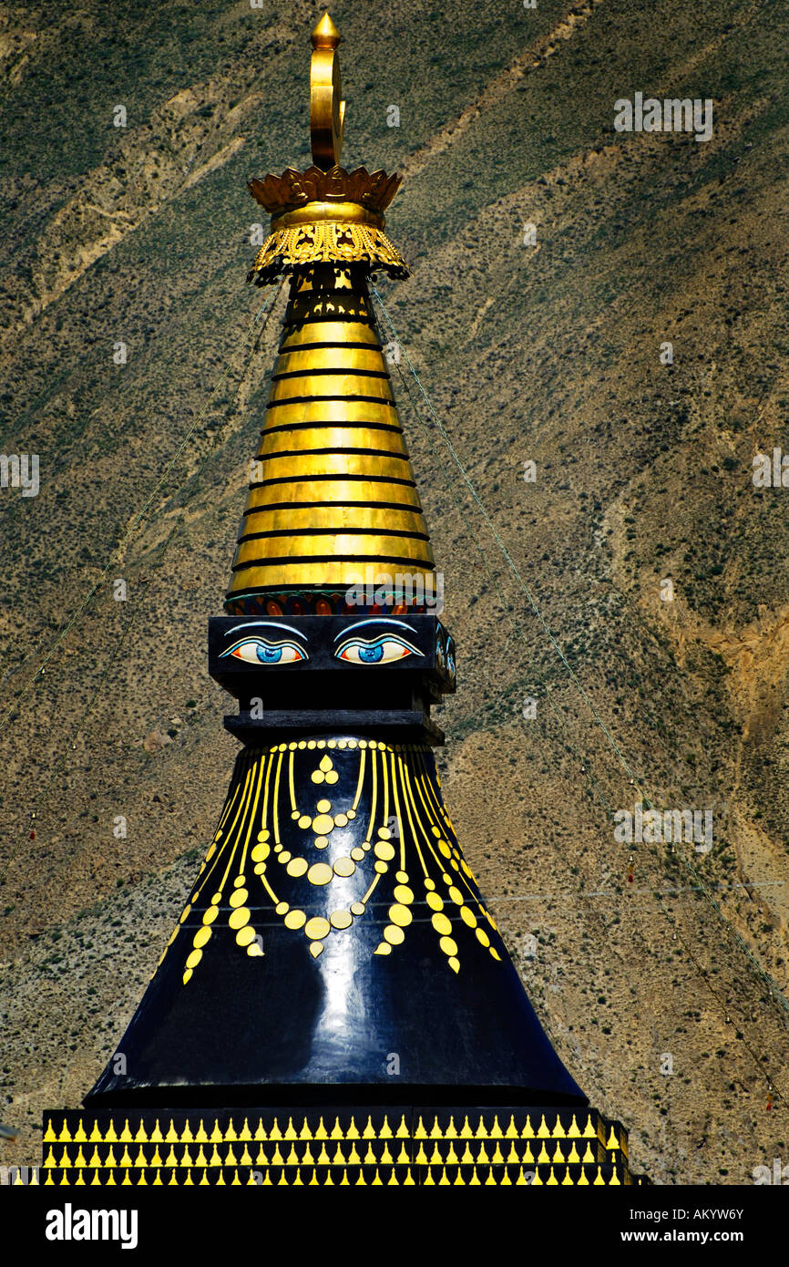 Stupa, Samye monastery near Lhasa, Tibet, Asia Stock Photo - Alamy