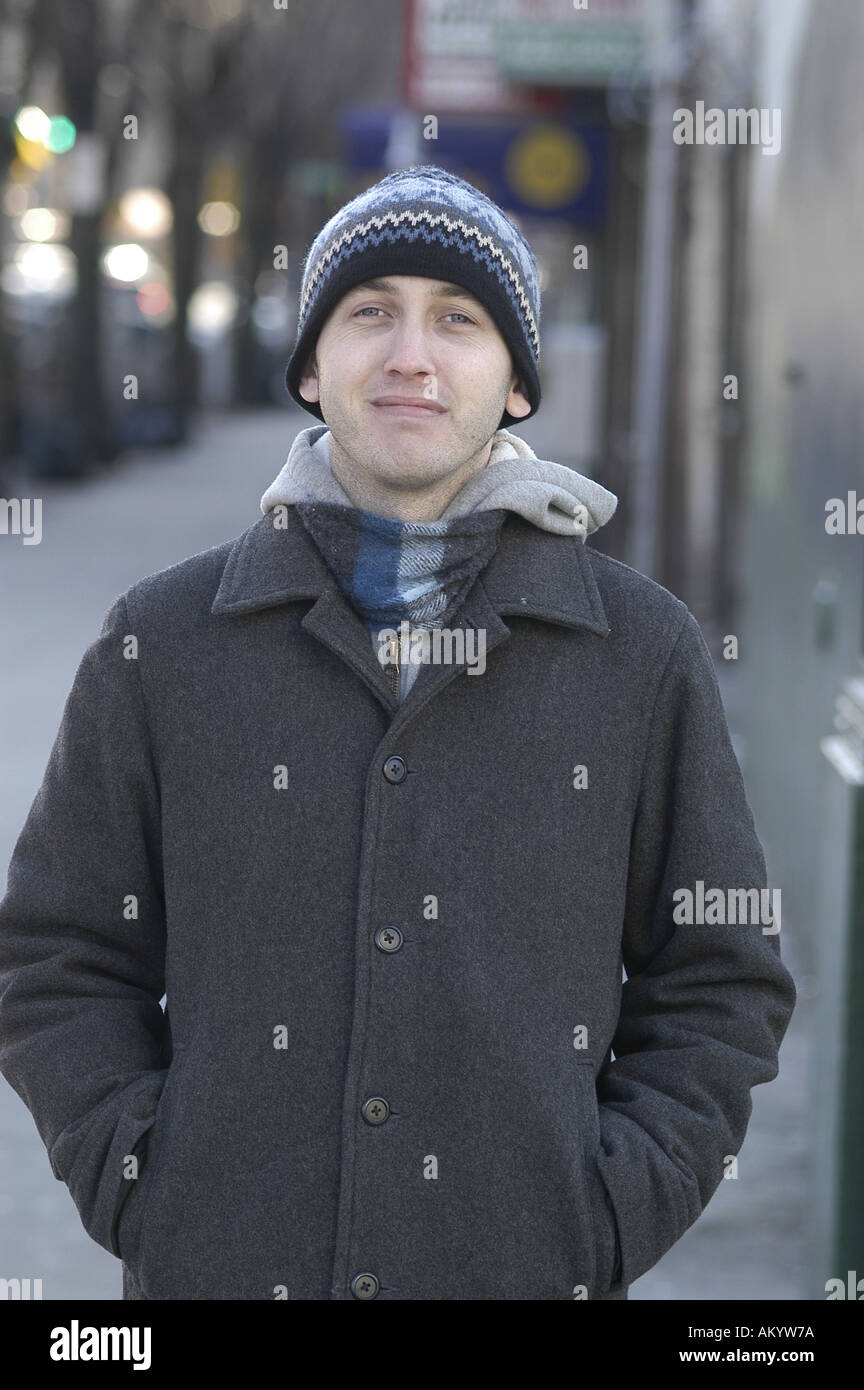 A portrait of a man wearing winter clothing Stock Photo - Alamy