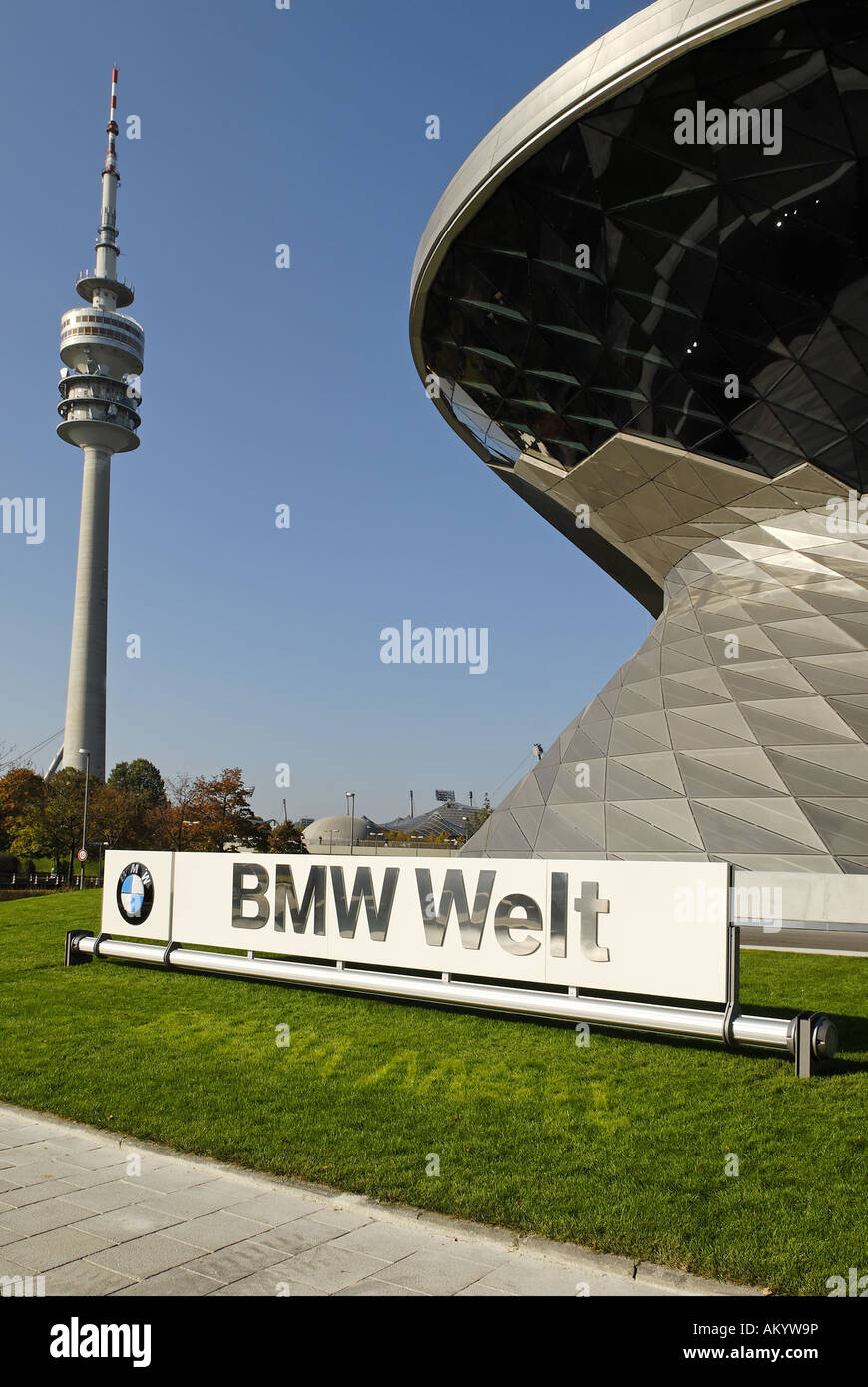 New building BMW Welt, BMW world, Munich, Bavaria, Germany Stock Photo ...