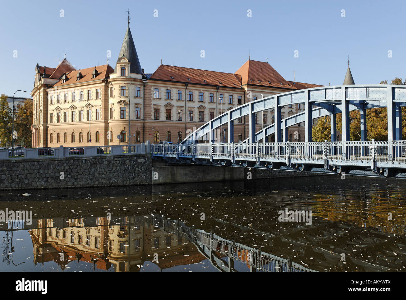 Historic old town of Ceske Budejovice, Budweis, Budvar, south Bohemia ...