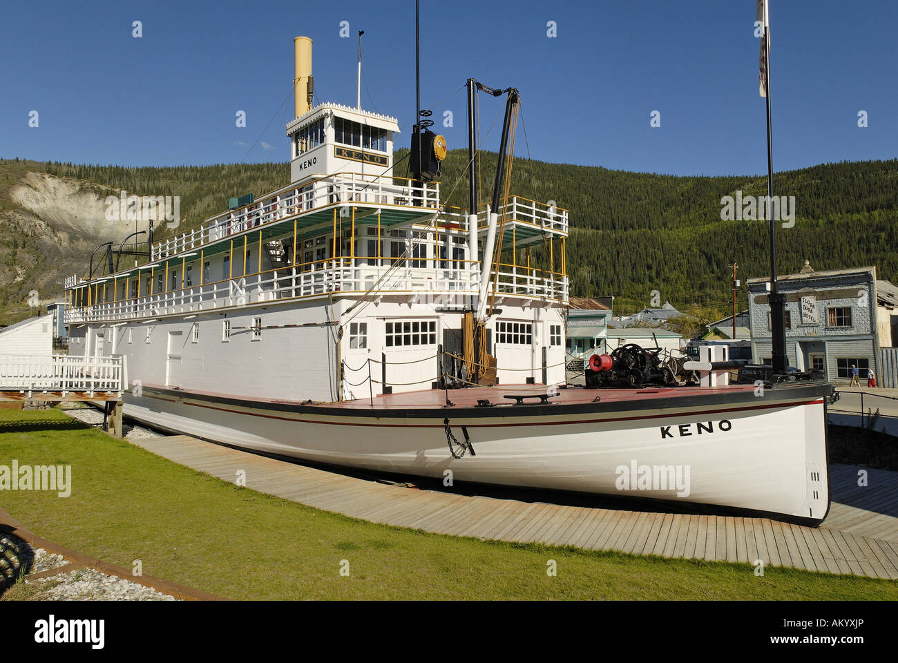 Historic paddlewheeler Keno, Dawson City, Yukon, Canada Stock Photo - Alamy