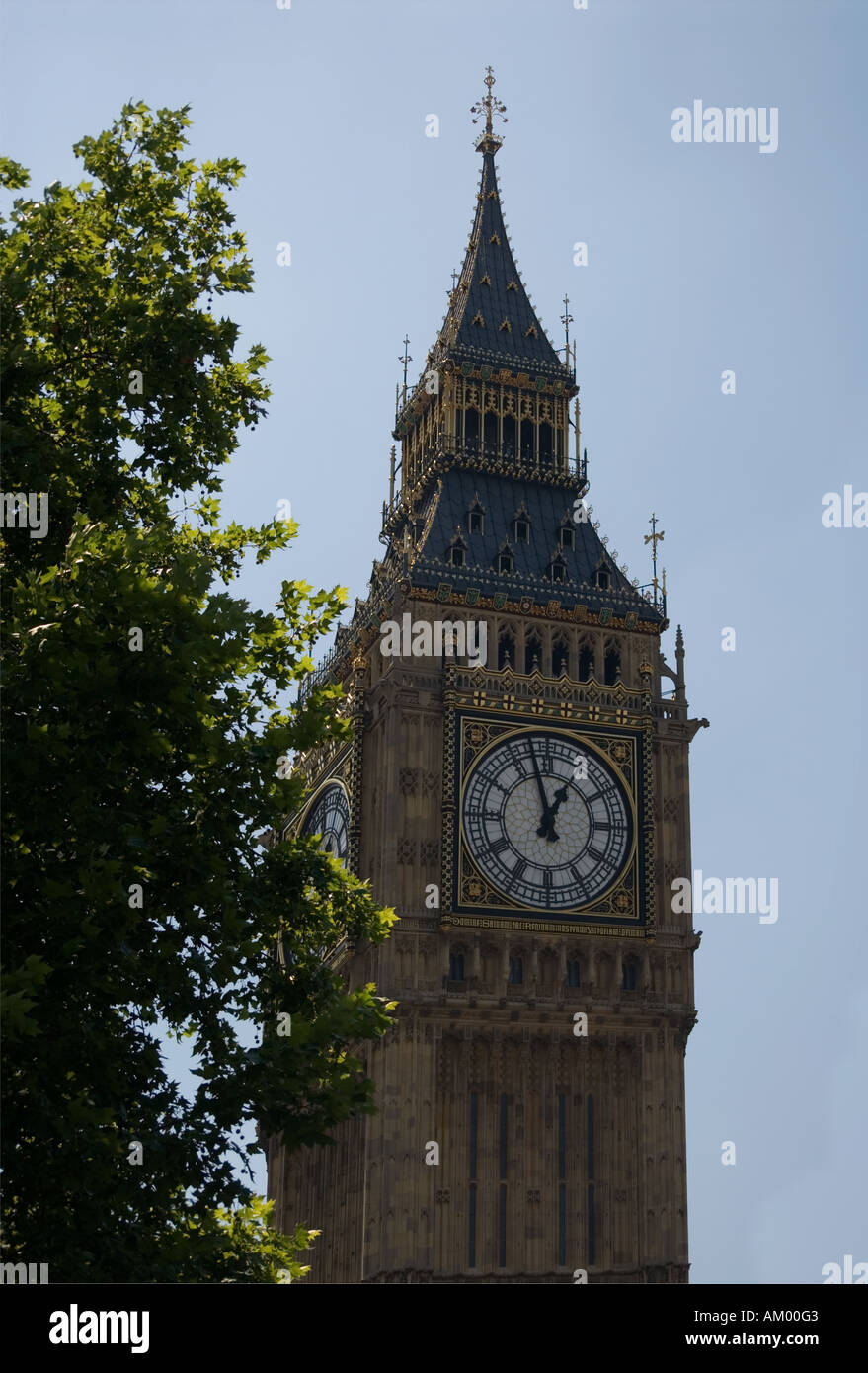 The Clock Tower, Palace of Westminster, London, England, UK from the ...