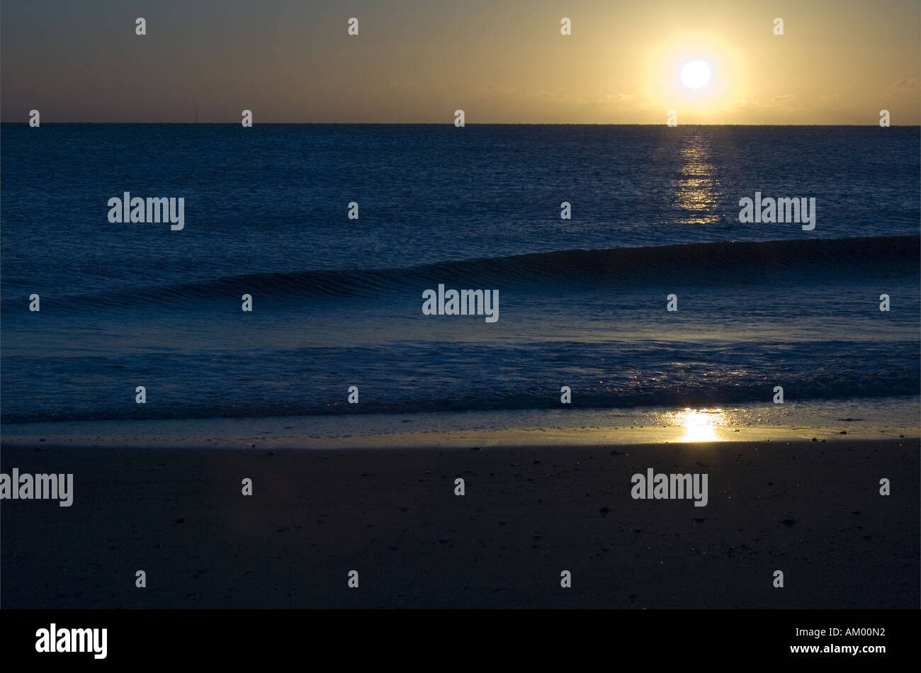 Autumn Sunrise at Ingoldmells Point, North Sea Coast, Lincolnshire ...
