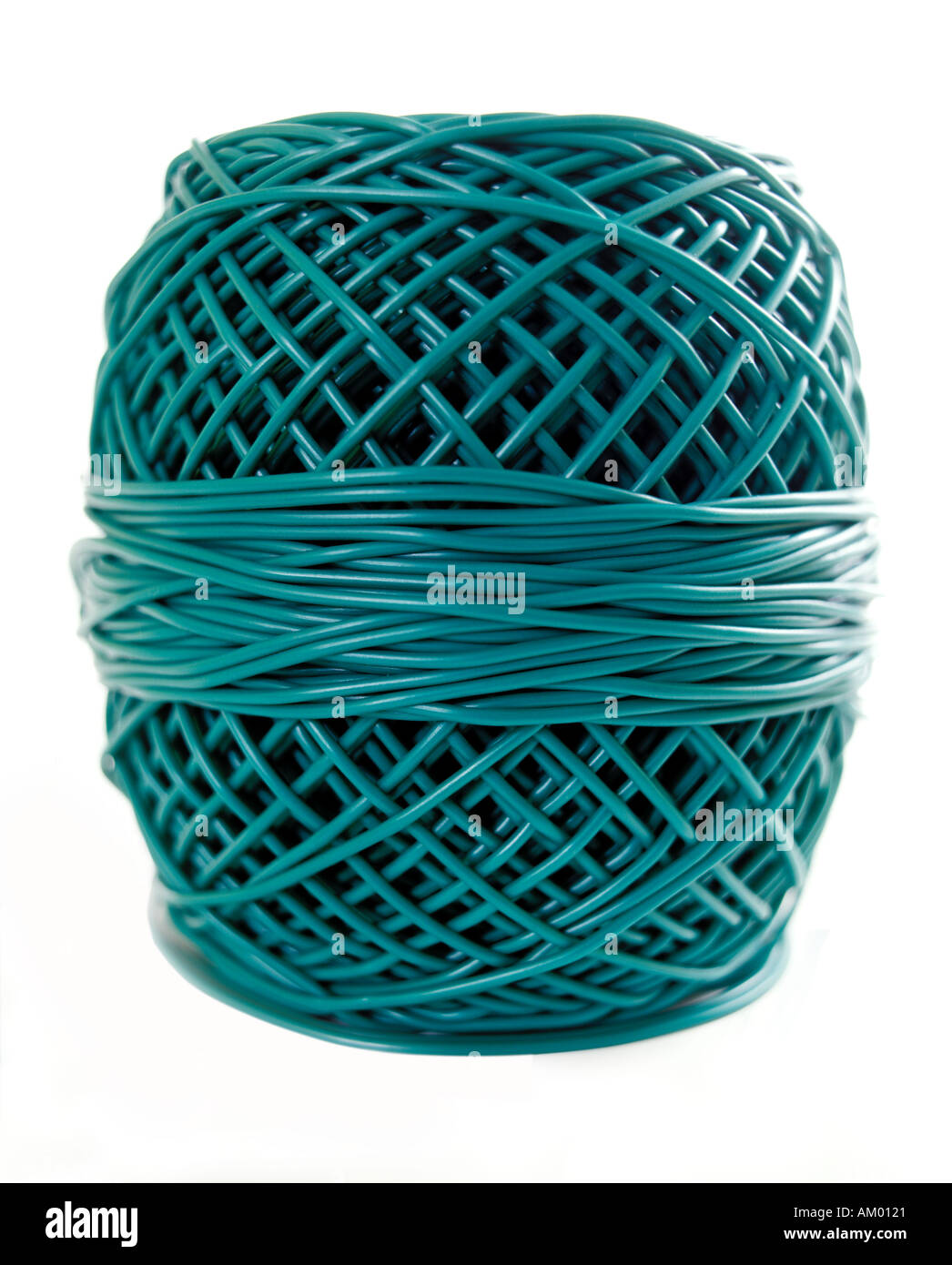 Green string indicating tightness strength binding Stock Photo - Alamy