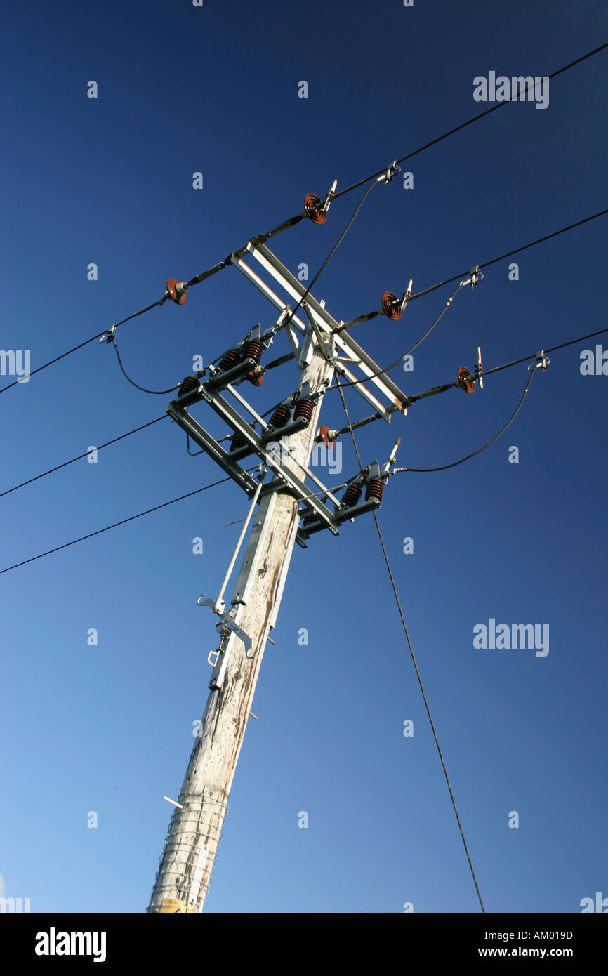 Three phase power cables hi-res stock photography and images - Alamy