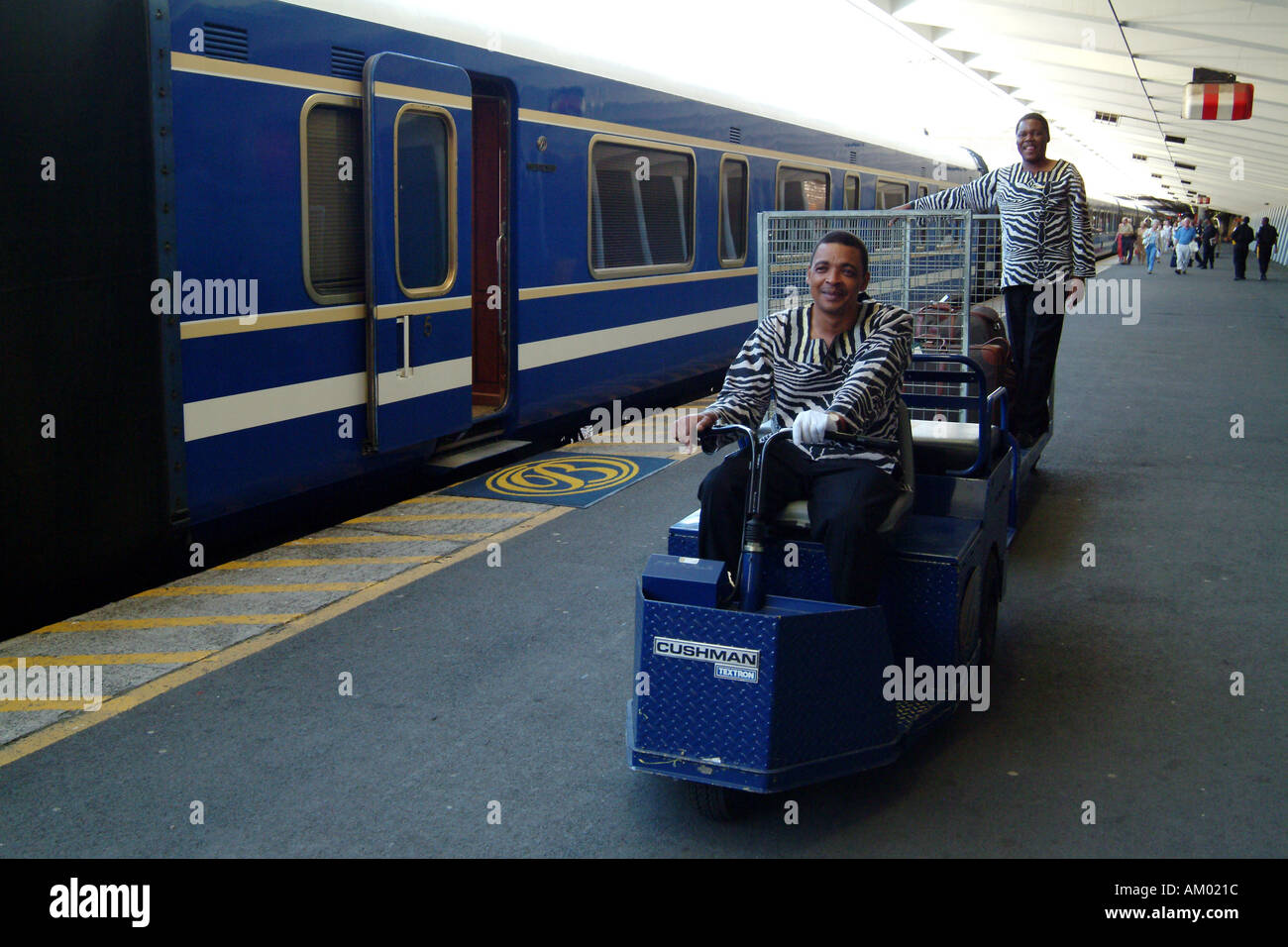African train worker hi-res stock photography and images - Alamy