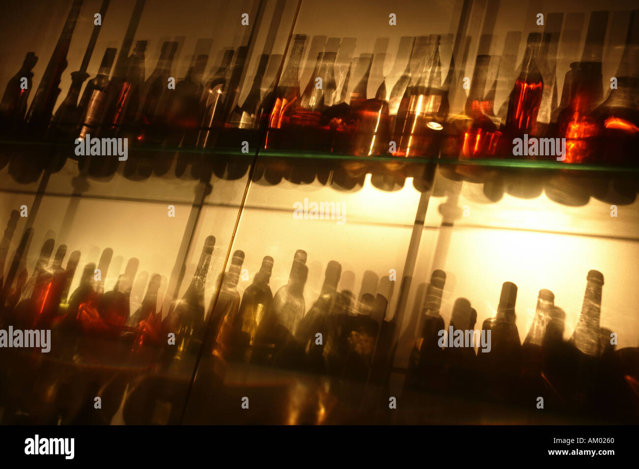 Back of a bar in a club Stock Photo - Alamy