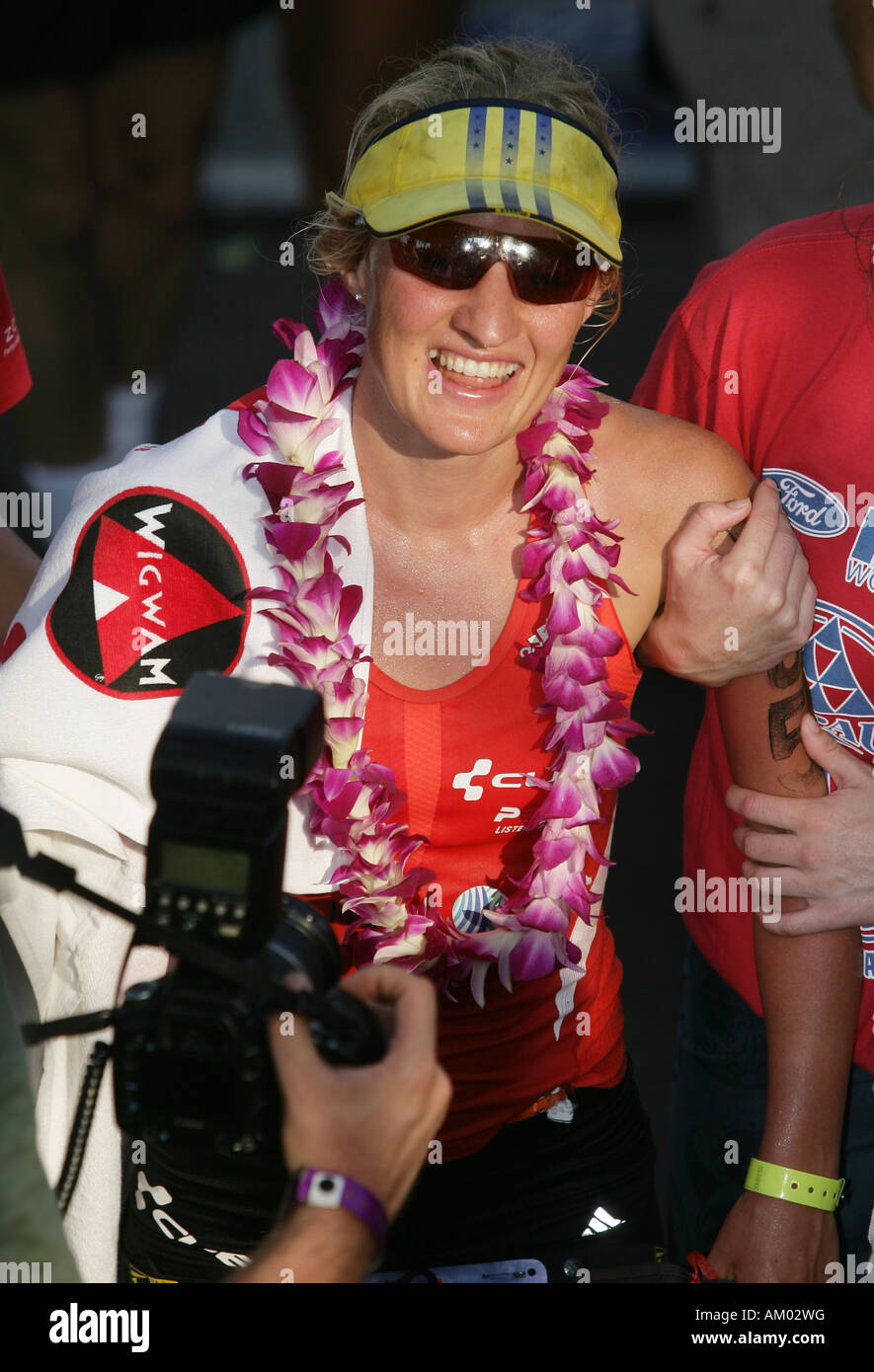 Triathlet Kathrin Paetzold during the Ironman World Championship in ...