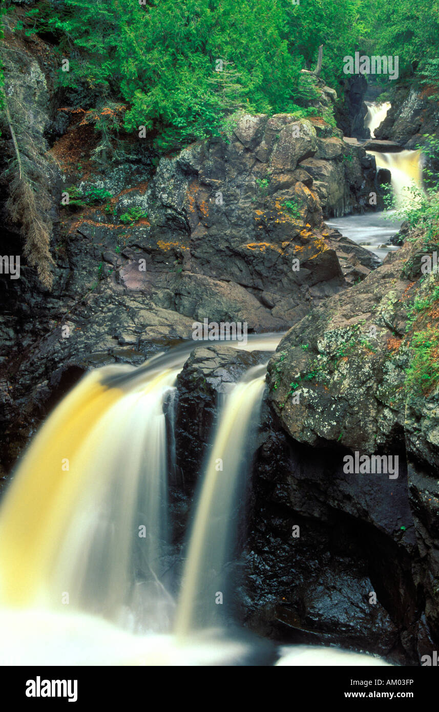 Middle Falls at Grand Portage State Park Minnesota Stock Photo - Alamy