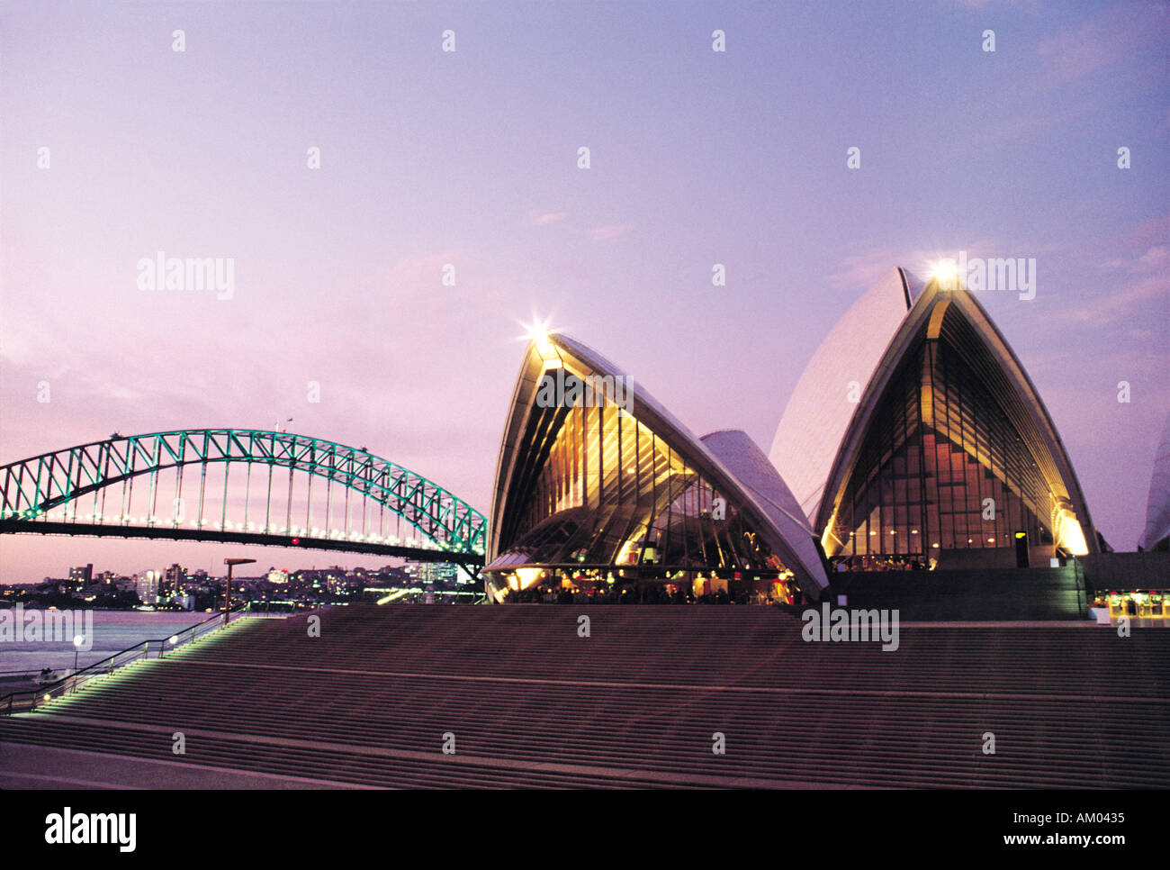 Sunset at Sydney Opera House Stock Photo - Alamy