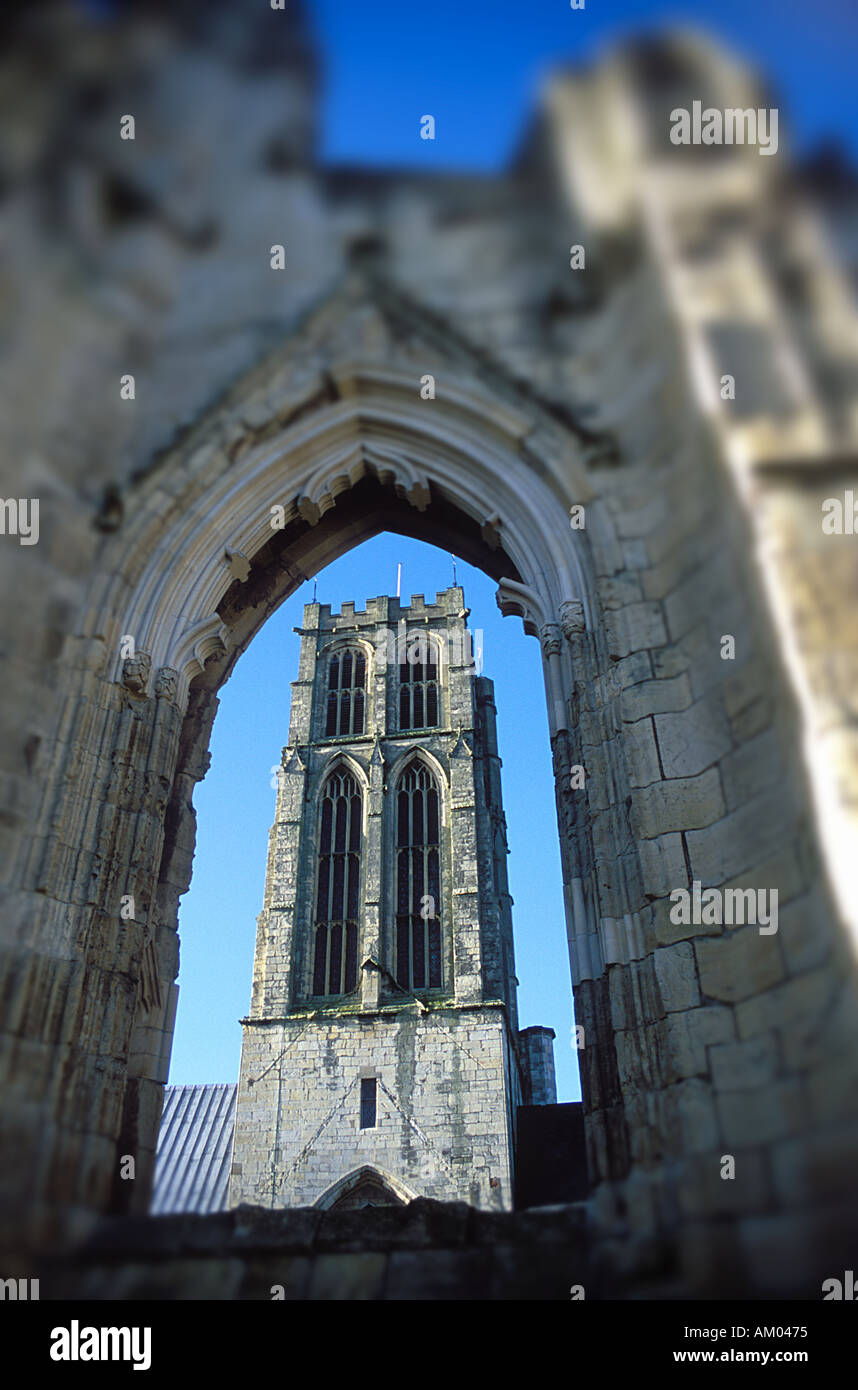 Howden minster church tower hi-res stock photography and images - Alamy