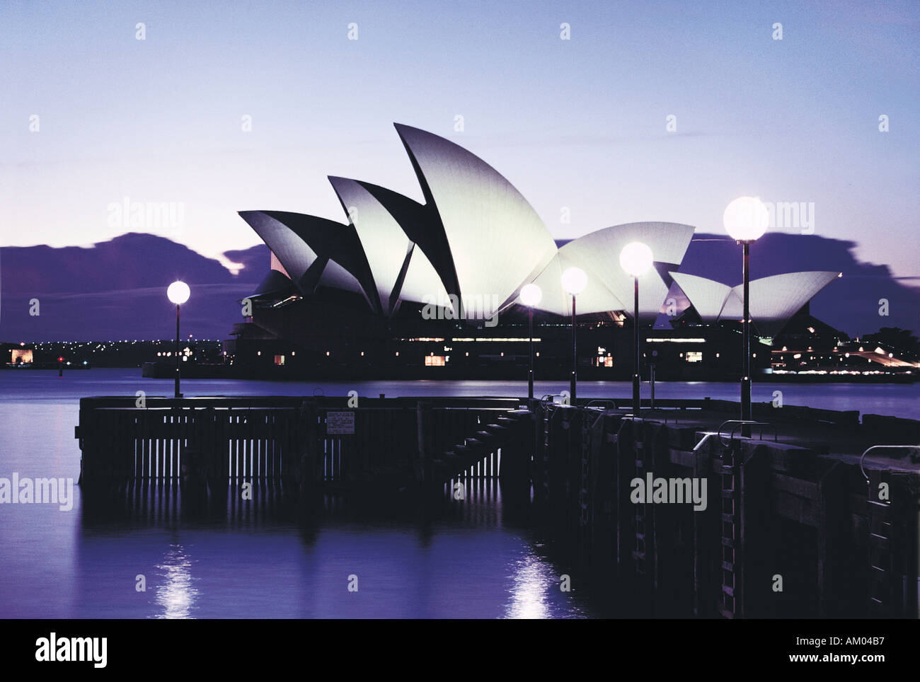 Sunset at Sydney Opera House Stock Photo - Alamy