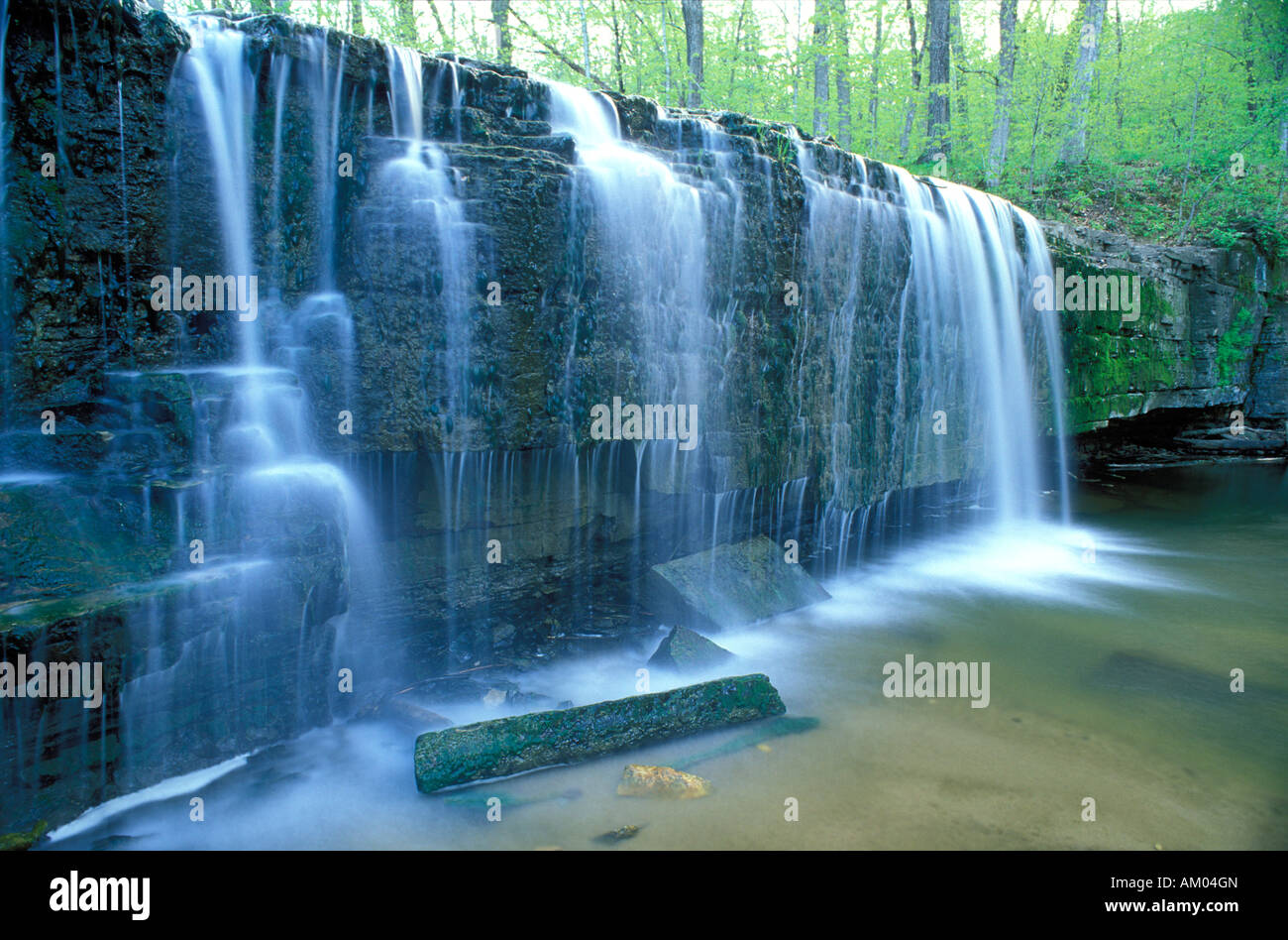 Hidden Falls along Prairie Creek at Nerstrand Big Woods State Park ...