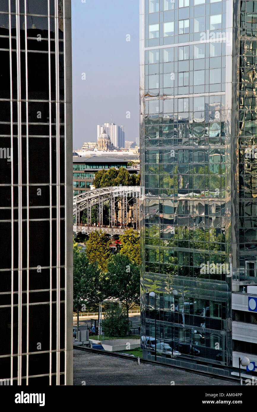 View between high rise buildings, Paris, France Stock Photo - Alamy