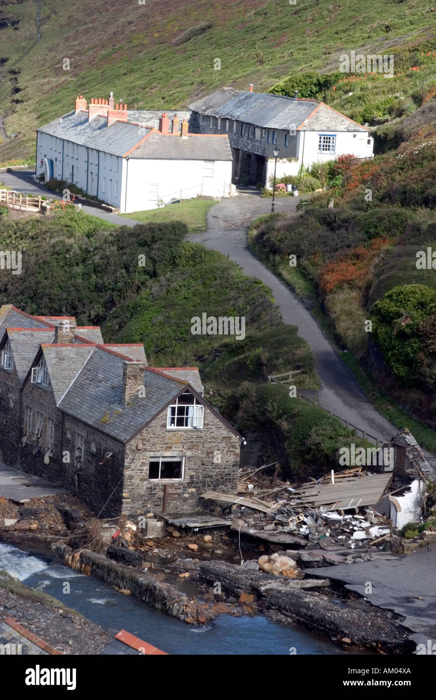 Boscastle flood 2004 hi-res stock photography and images - Alamy