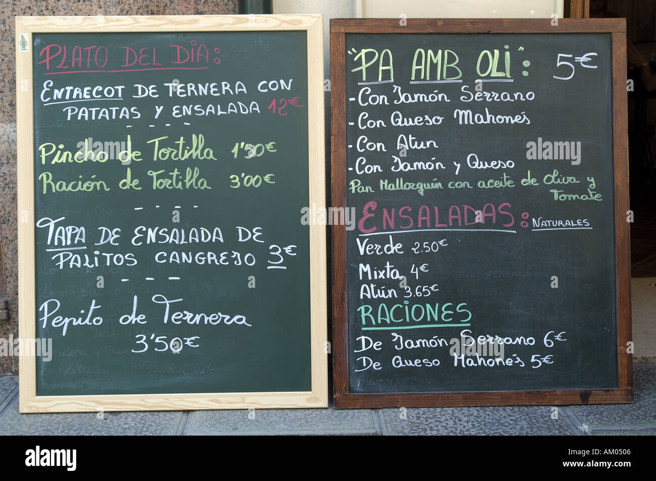 Handwritten Menus High Resolution Stock Photography and Images - Alamy