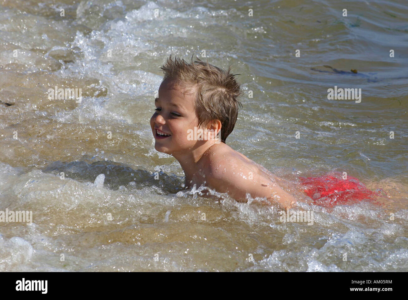 Boy, six years old, portrait Stock Photo - Alamy
