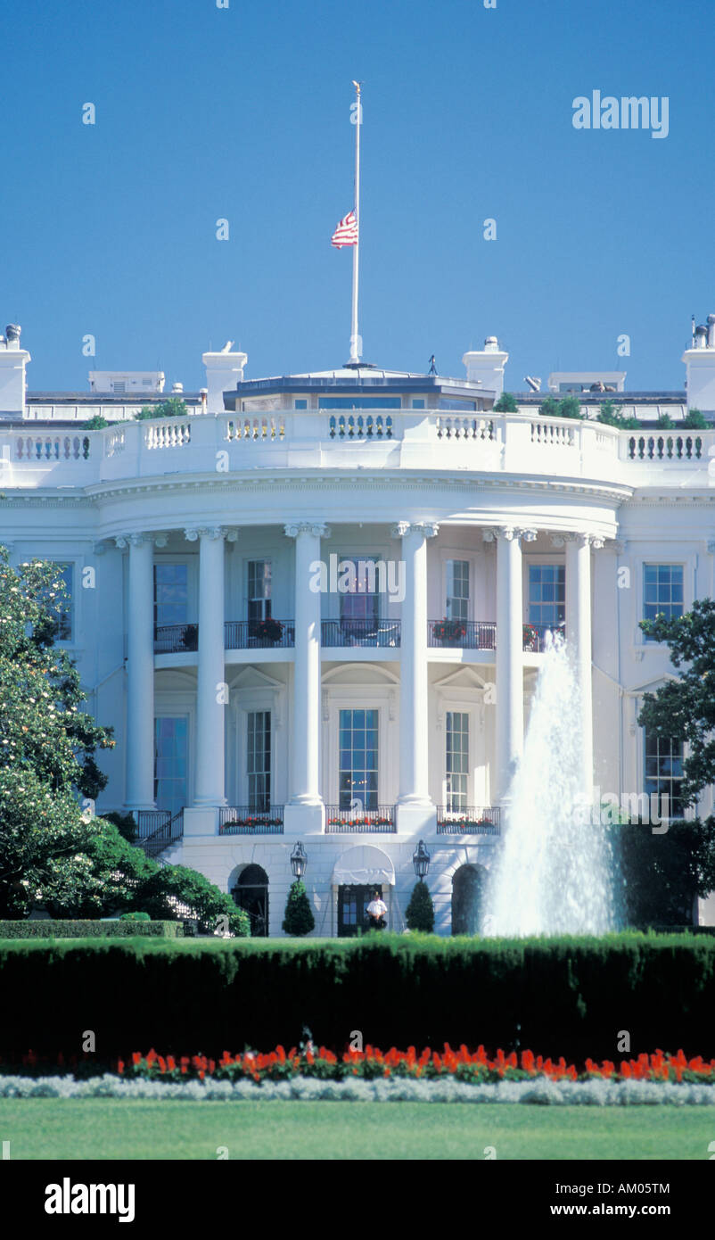 White House, South Portico, Washington, DC Stock Photo - Alamy