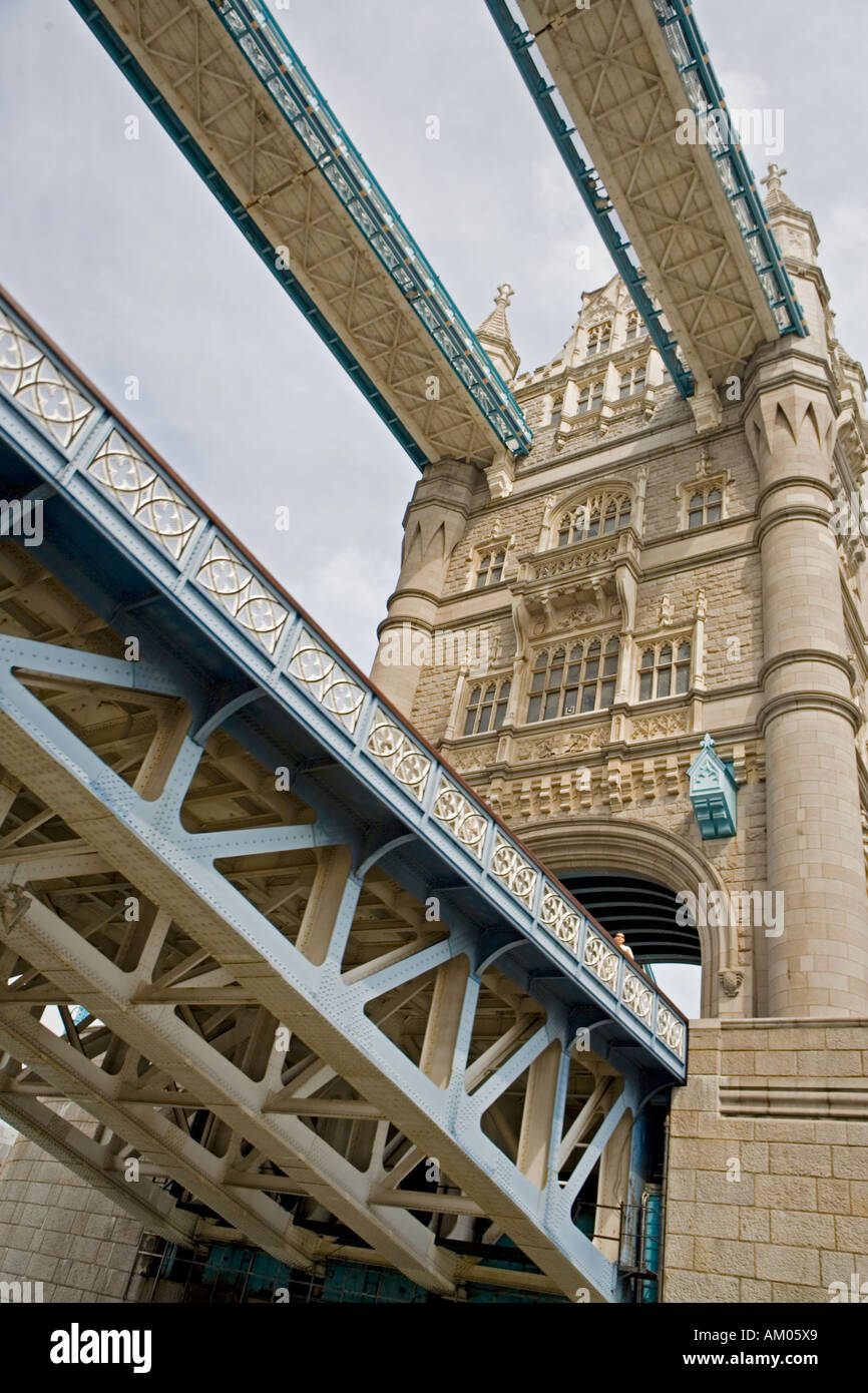 Tower Bridge from below Stock Photo - Alamy