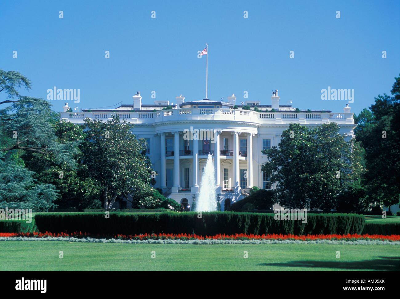 White House, South Portico, Washington, DC Stock Photo - Alamy