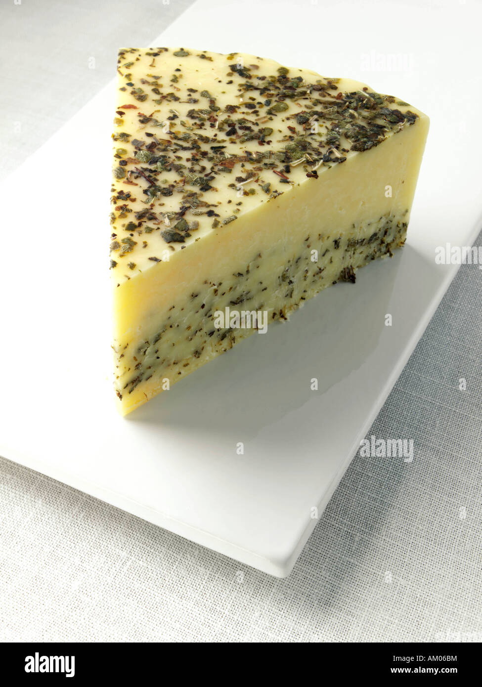 Sage Derby Cheese traditional English editorial food Stock Photo - Alamy