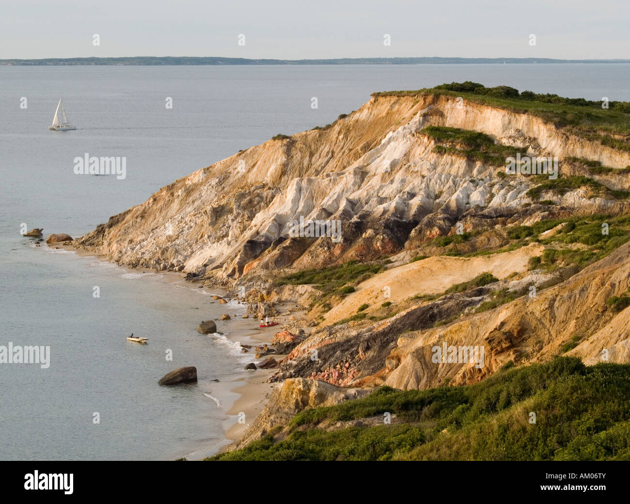 The Gay Head Cliffs at Aquinnah, Martha's Vineyard USA Stock Photo - Alamy