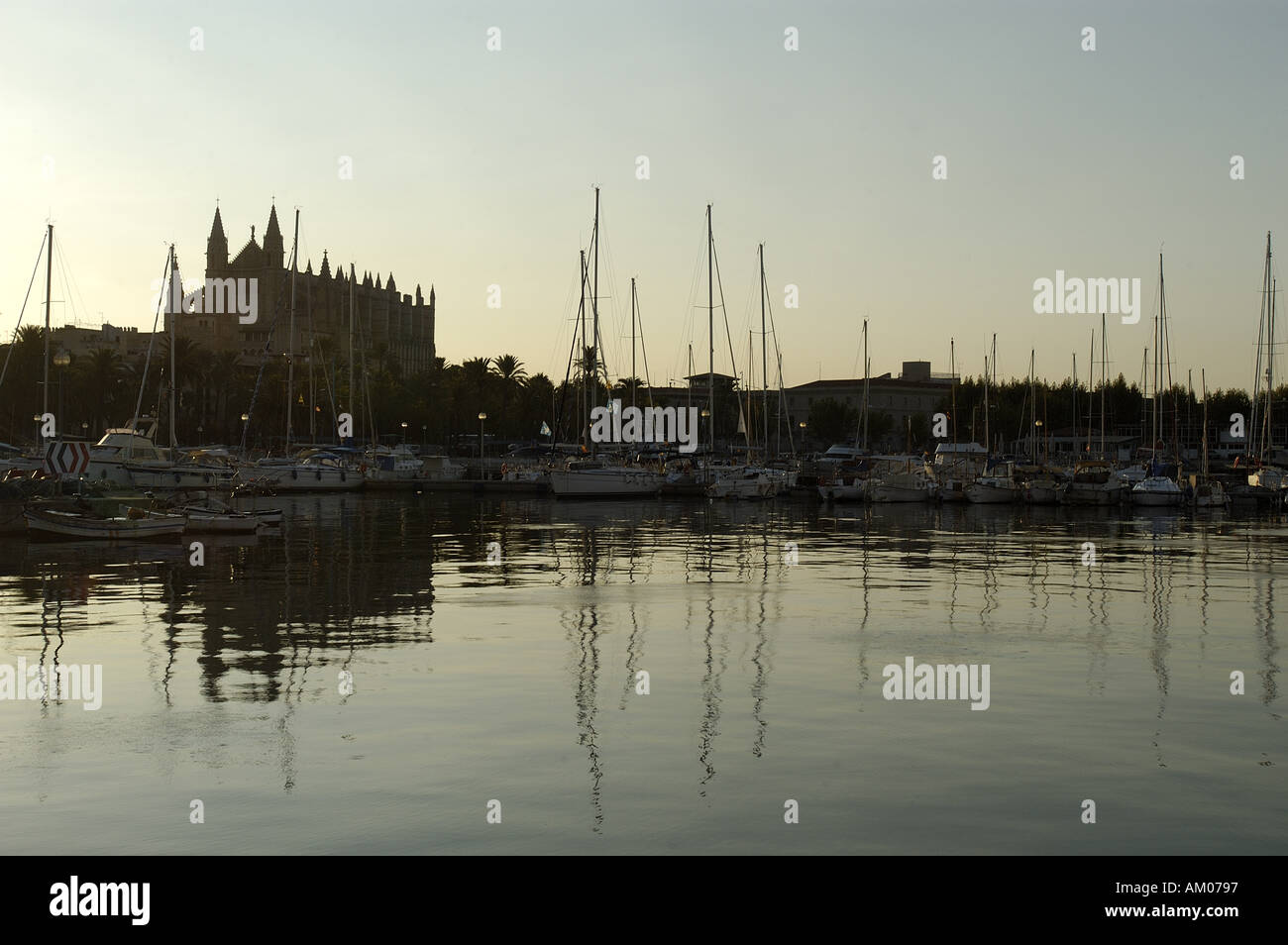 Port of Palma de Mallorca Mallorca Majorca Spain Europe Mediterranean ...