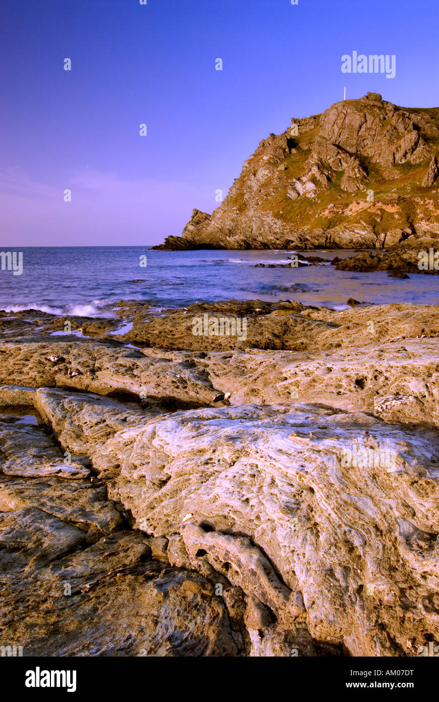 Prawle Point, Devon's most southerly point Stock Photo - Alamy