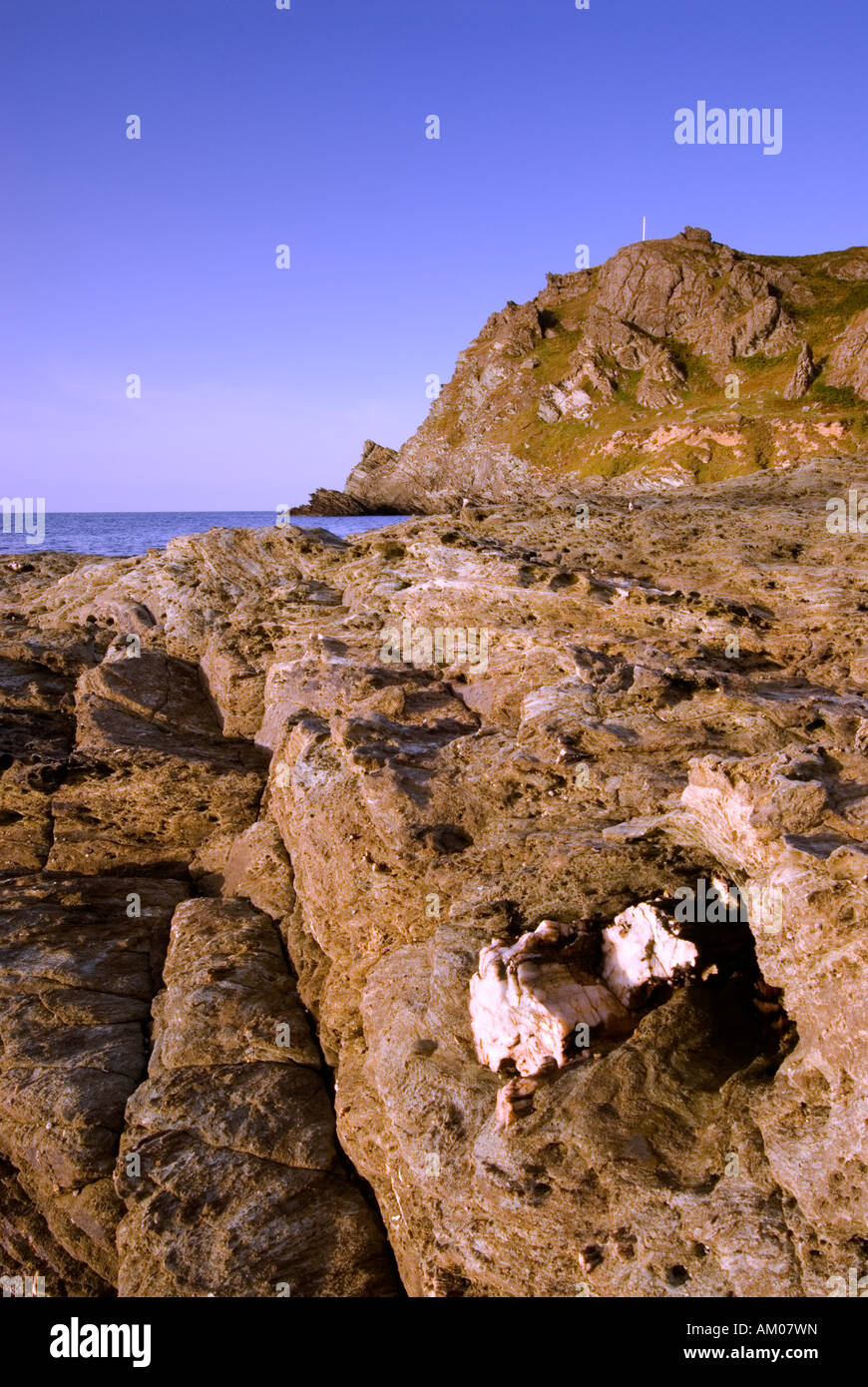 Prawle Point, Devon's most southerly point Stock Photo - Alamy