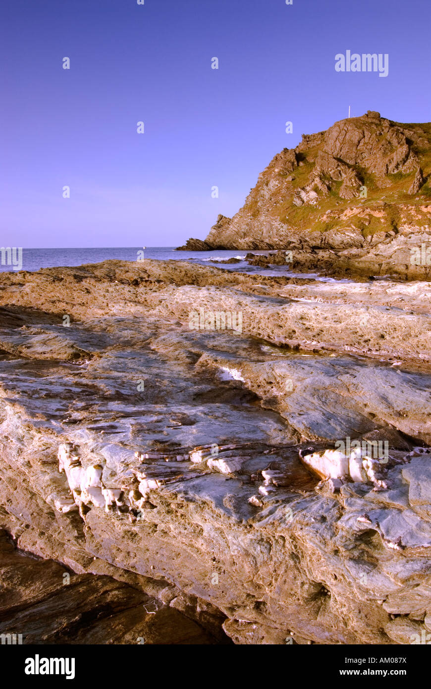 Prawle Point, Devon's most southerly point Stock Photo - Alamy