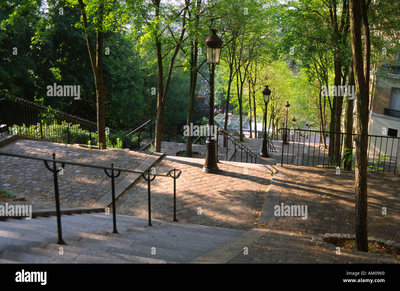 Steps, Montmartre, Paris, France Stock Photo - Alamy