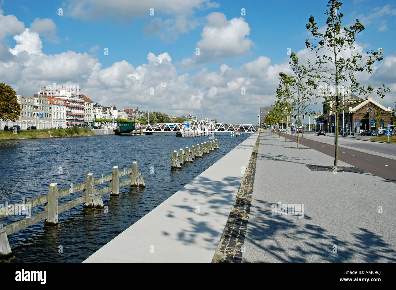 Bridge, main station, Middelburg Zeeland Holland the Netherlands Stock ...