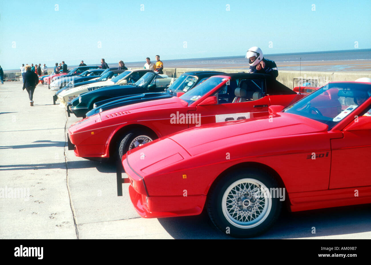 TVR rally on Blackpool Promenade Stock Photo - Alamy