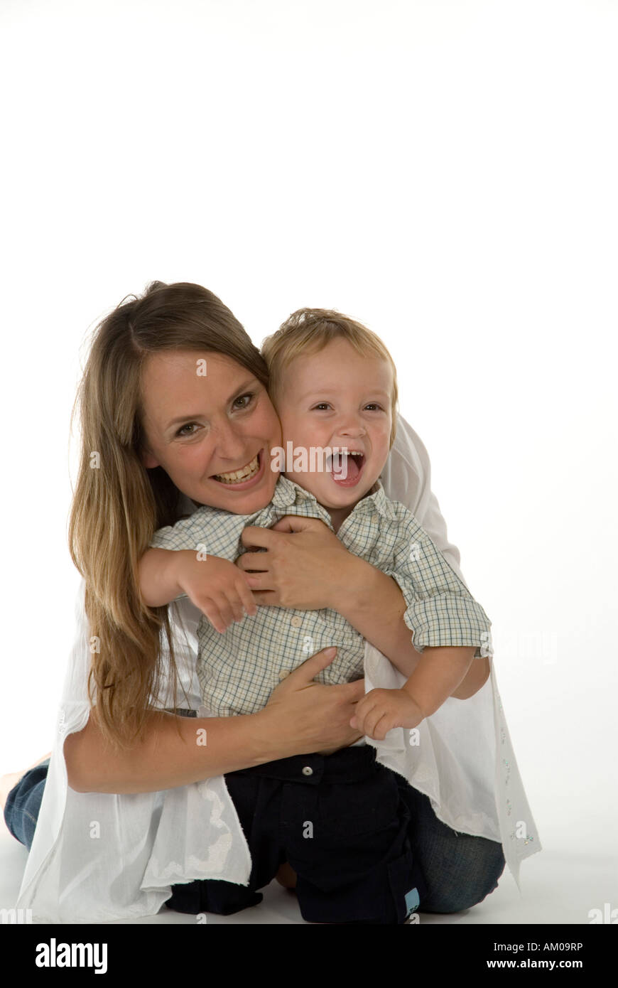 Mother and son Stock Photo - Alamy