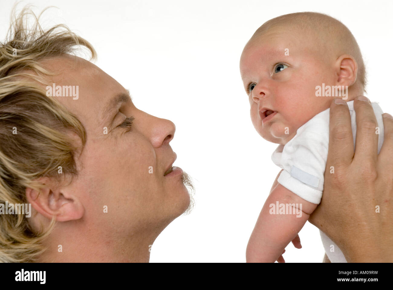 Father and baby Stock Photo - Alamy