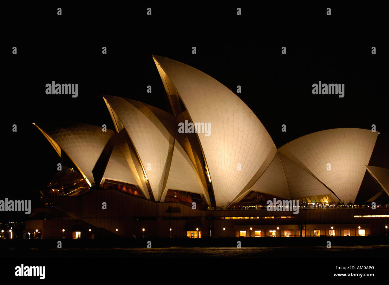 Sydney Opera House at night. Bennelong Point. Sydney. AUSTRALIA Stock ...