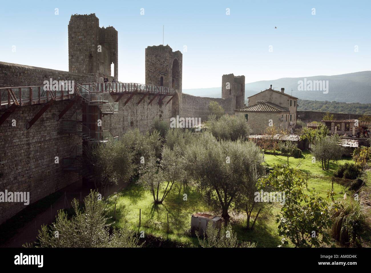 Monteriggioni, Tuscany, Italy Stock Photo - Alamy