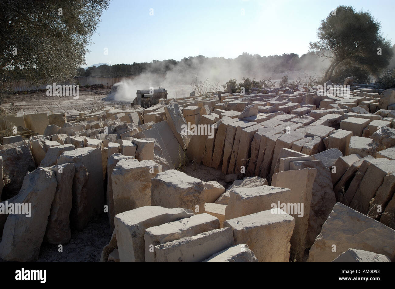 Sandstone factory Mallorca Majorca Spain Europe Mediterranean Stock ...