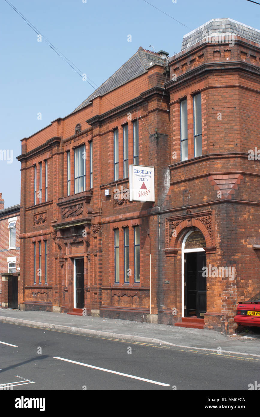 Edgeley Conservative Club, Stockport Stock Photo - Alamy