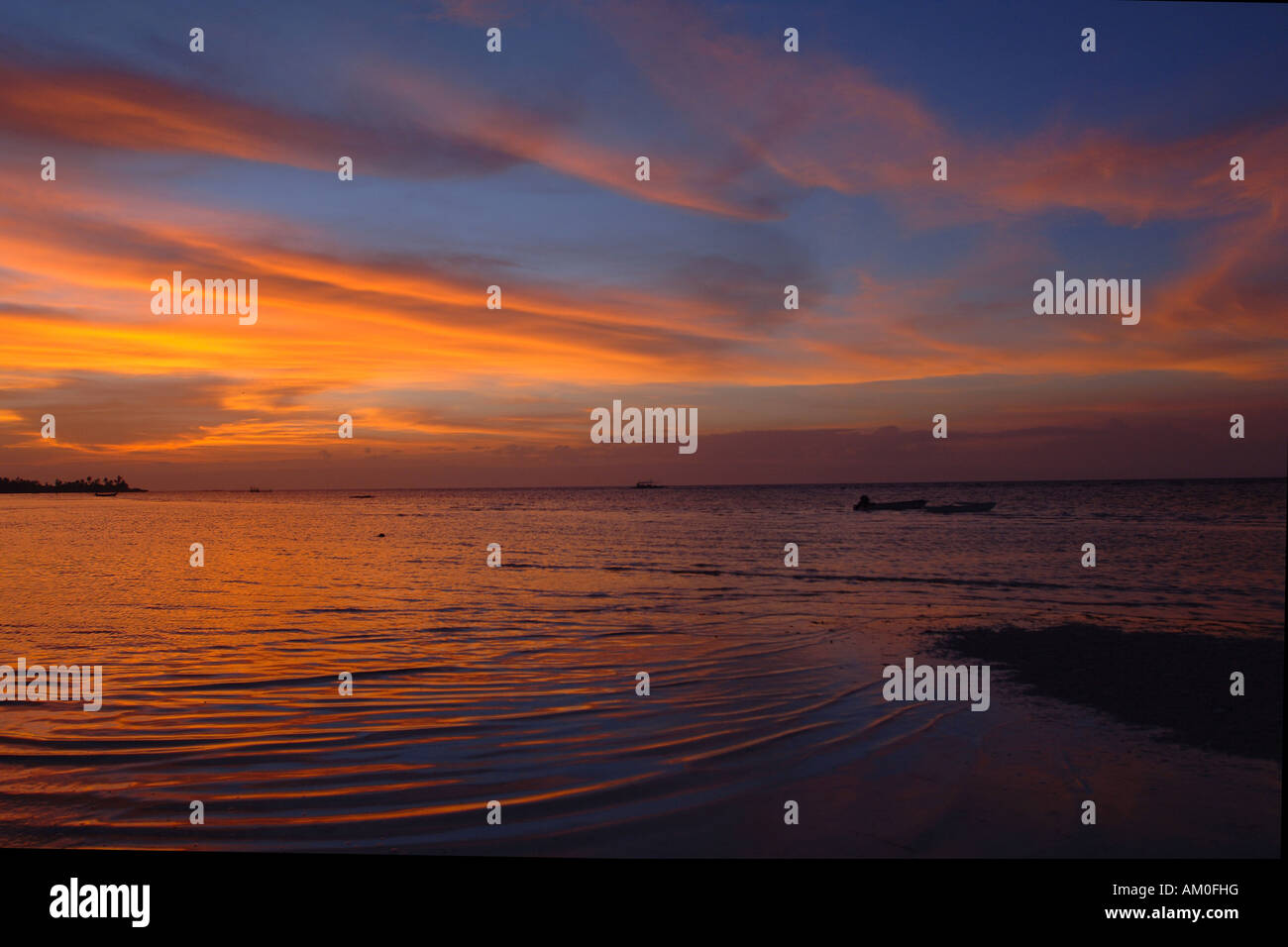 Sunset at Panglao Island, Philippines Stock Photo - Alamy