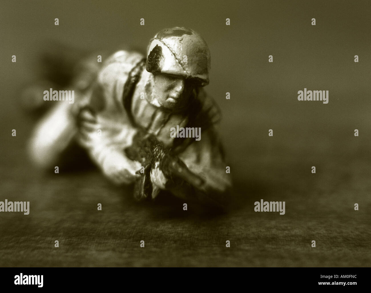 Toy soldier crawling hi-res stock photography and images - Alamy