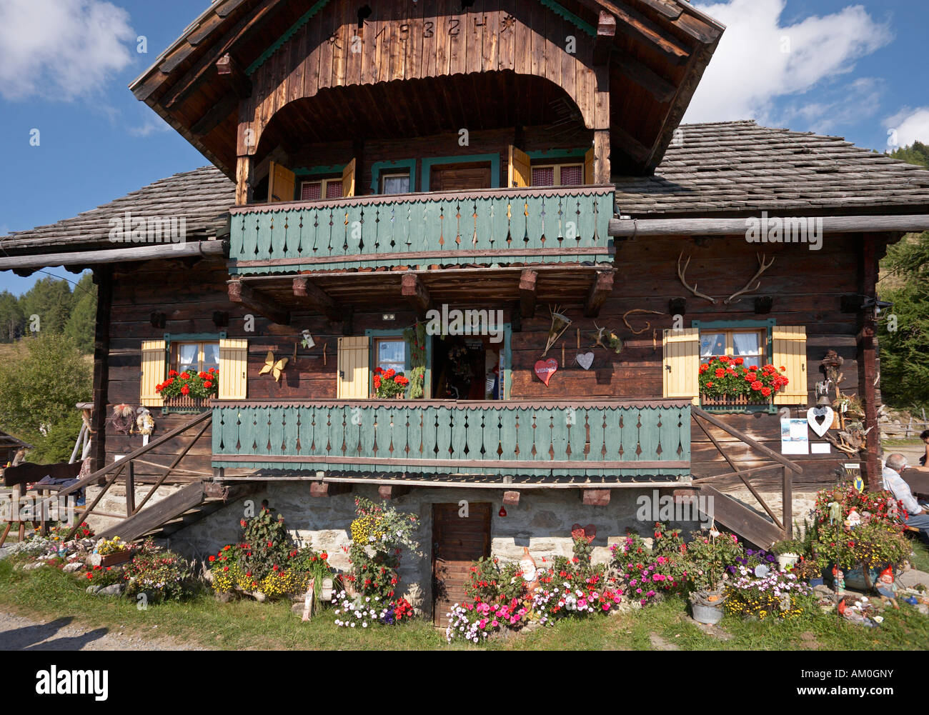Alpine hut, Nockberge, Carinthia, Austria Stock Photo - Alamy