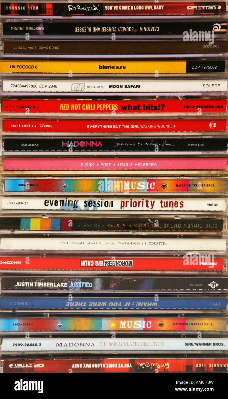 Cd stack hi-res stock photography and images - Alamy