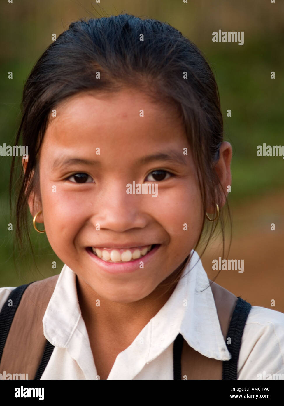 Lao school girl Stock Photo - Alamy