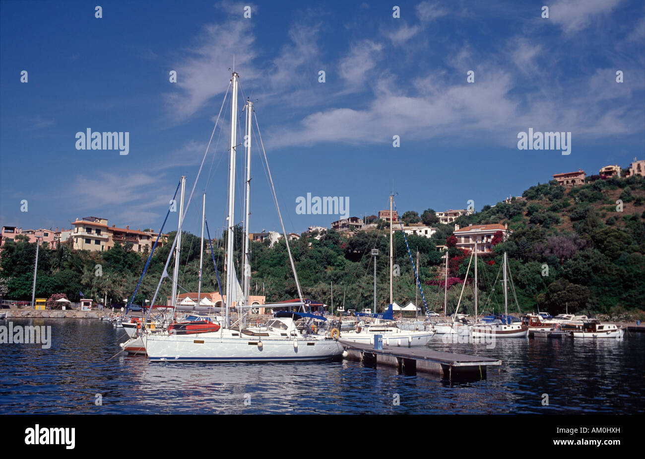 Harbour, Santa Maria Navarrese, Sardinia, Italy Stock Photo - Alamy