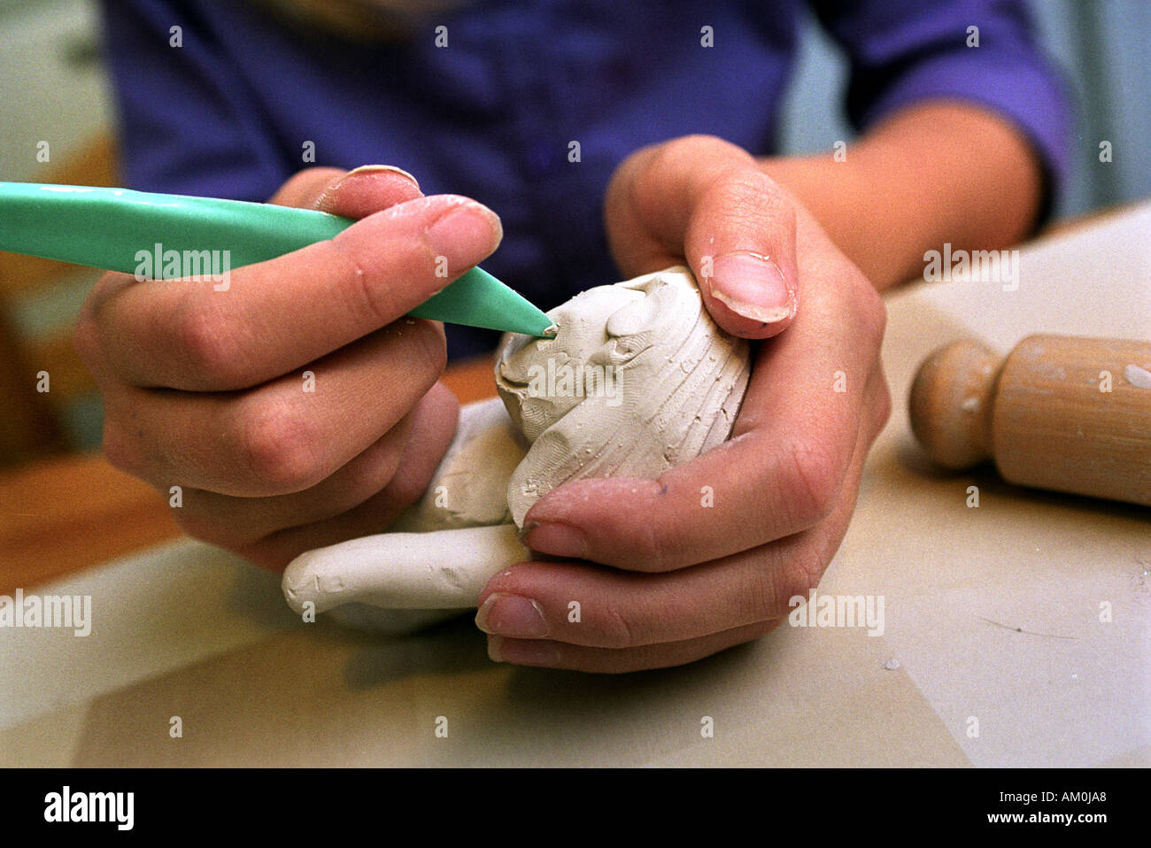 Plasticine girl image hi-res stock photography and images - Alamy
