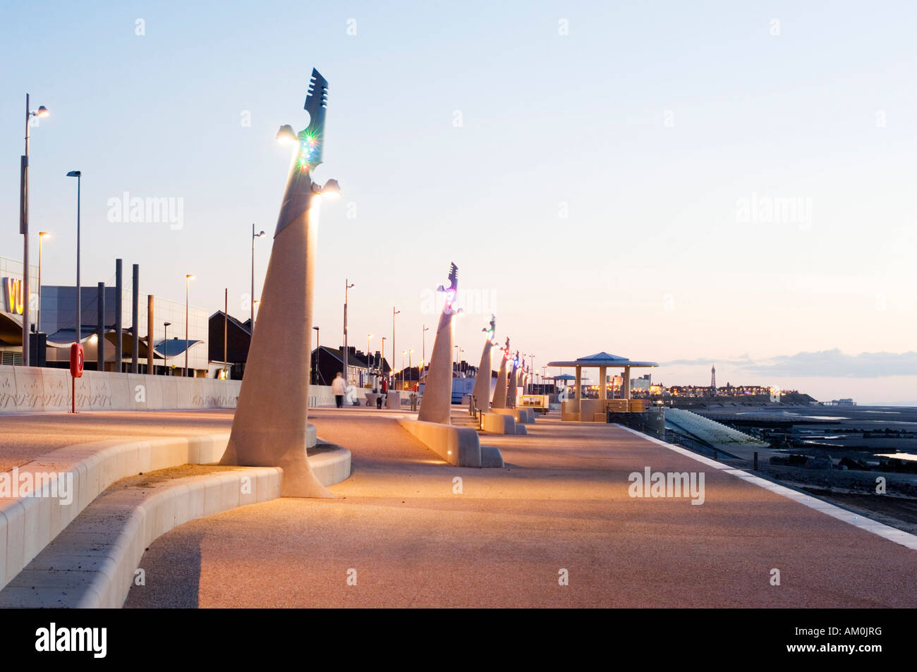 Cleveleys promenade hi-res stock photography and images - Alamy