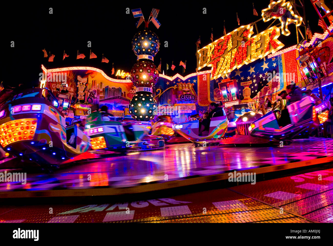 Fun rides, Octoberfest, Munich, Bavaria, Germany Stock Photo - Alamy