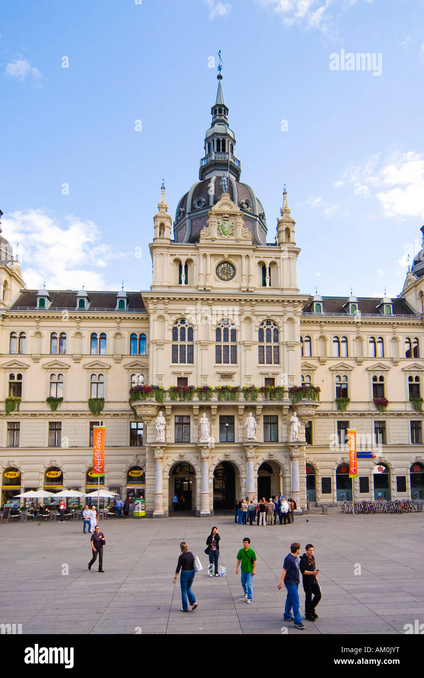 Town Hall, Mainsquare, Graz, Styria, Austria Stock Photo - Alamy